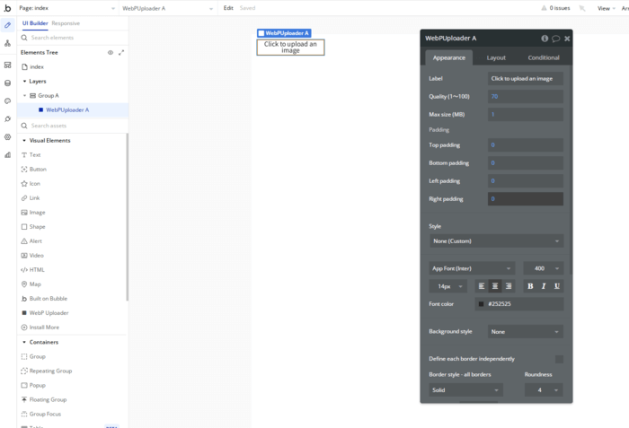 WEBP Converter Plugin | Bubble